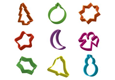 Vector Cookie Cutter Set 112724 Vector Art At Vecteezy
