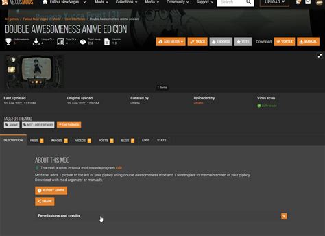 [mod upload] help r nexusmods