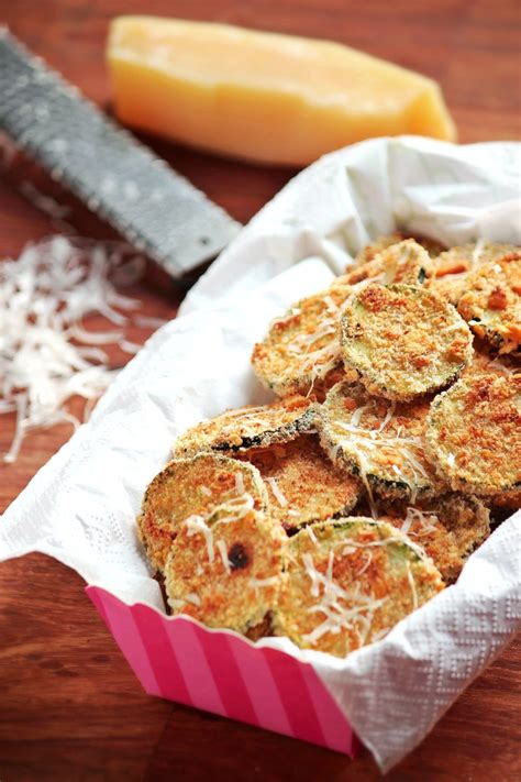 Cheesy Zucchini Crisps And They Cooked Happily Ever After