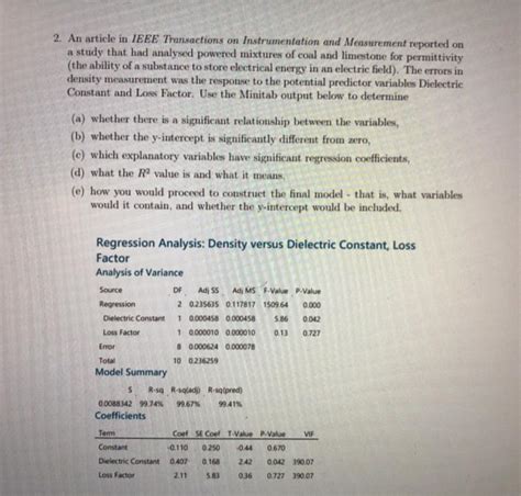 Solved An Article In IEEE Transactions On Instrumentation Chegg Com