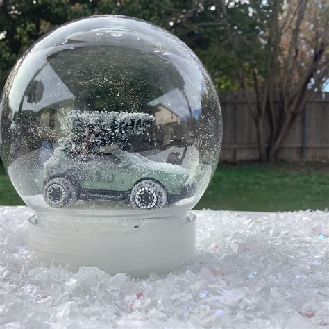 Die Cast Car In Snow Globe Etsy