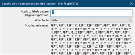 Hide References GUI Apply Button Cannot Be Pressed Issue Yaqwsx KiKit GitHub