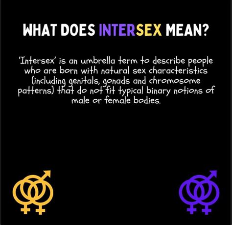 Intersex Identities Are An Important Aspect Of Human Diversity That