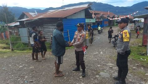 Binmas Noken Rutin Ajak Tokoh Masyarakat Jaga Kamtibmas Kondusif Di Kabupaten Puncak Suara