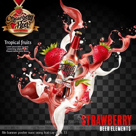 File Banner Poster Nuoc Uong Trai Cay Drink 53