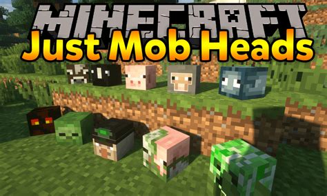 Just Mob Heads Mod 1 19 2 1 18 2 Mobs Drop Their Head On Death Mc Mod Net