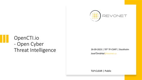 Ppt Opencti Cyber Threat Intelligence Platform Overview Powerpoint