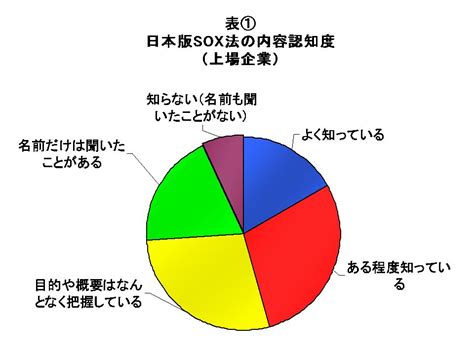 第1回 日本版sox法対策に関する企業ユーザー調査 Nttコム リサーチ 調査結果