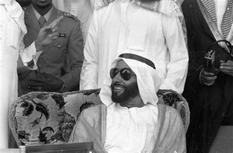 Portrait Sheikh Zayed Bin Sultan Al Nahyan 1980 Old Photo Eur 520