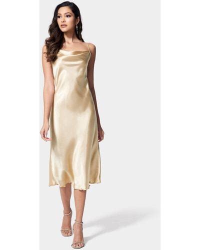 Satin Slip Dresses For Women Up To 75 Off Lyst