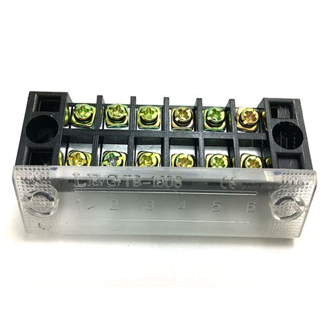 Tb 1506接线端子固定式接线器端子排接线板接线盒铜件 Tb1506l虎窝淘