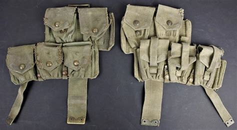 Cs Militaria Ww1 British 08 Cartridge Pouch Pair 1916 Date To One