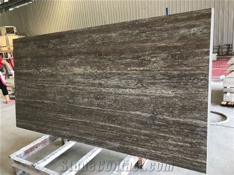 Silver Travertine 3mm Acm Backer For Wall Decoration From China