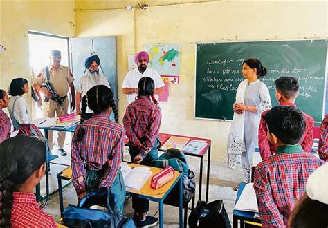 Dera Bassi Mla Kuljit Singh Randhawa Finds Teachers Absent At School
