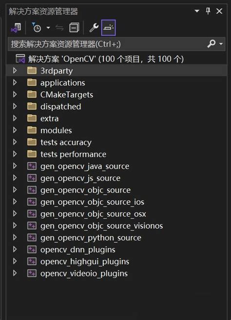将基于Cmake的开源代码转换为Visual Studio解决方案以Opencv 为例 知乎