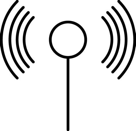 Wifi Line Icon Vector Art At Vecteezy