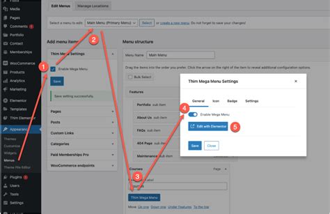 Mega Menu Edit With Elementor Page Builder ThimPress Docs