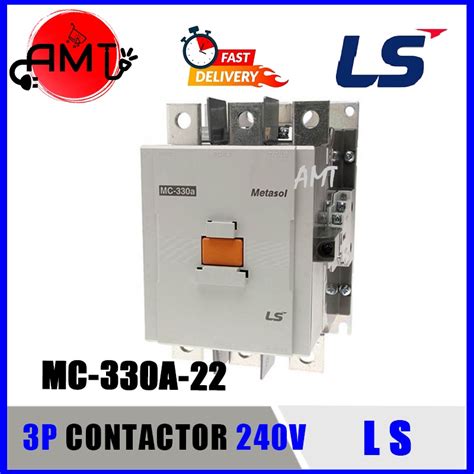 Ls 330a 3p Contactor 240vac Ac3 2no2nc Shopee Malaysia