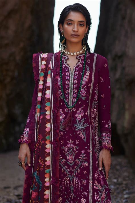 Luxury Shocking Pink Pakistani Salwar Dupatta Salwar Suit Nameera By