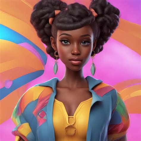 Premium Ai Image 3d Game Girl