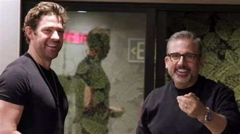 John Krasinski Y Steve Carell Se Reencontraron En Emotiva Reunión De