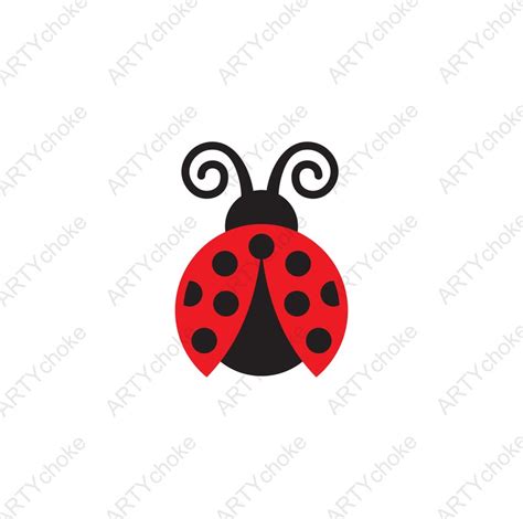 Lady Bug Files Prepared For Cricut Svg Clip Art Digital Etsy