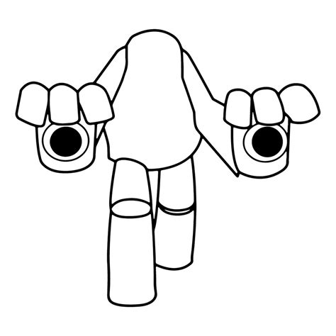 Раскраска Белый из Радужные друзья распечатать или скачать