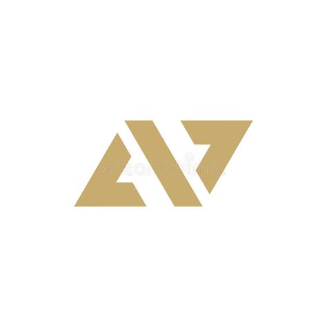Modelo De Design De Logotipo Da Letra Abstrata N Ilustração Do Vetor