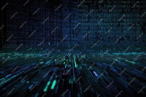 Premium Photo Vibrant And Colorful Abstract Background With Shades Of Green And Blue Generative Ai