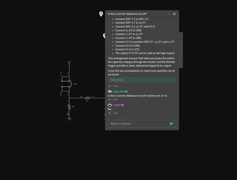Schematic For Debounce Circuit For Switches · Flux