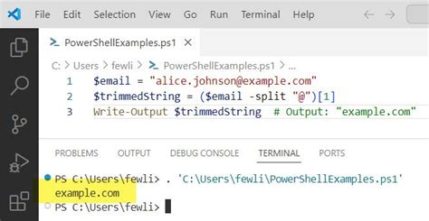 Trim Variable Before Character In Powershell