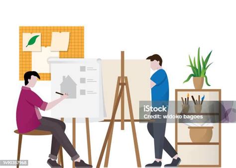 재택 근무자 프리랜서 근무하는 사람들 편안한 조건에서 일하는 사람들 벡터 플랫 일러스트레이션 설정 만화에 대한 스톡 벡터 아트 및 기타 이미지 Istock