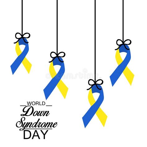 Dia De Síndrome De Down Do Mundo Ilustração Stock Ilustração De