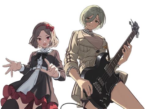 Ebizuka Tomo And Rupa Girls Band Cry Drawn By Teshimanari Danbooru