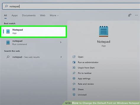 How To Change The Default Font On Windows Notepad Steps