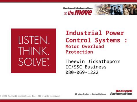 Ppt Industrial Control Motor Overload Protection Dokumen Tips
