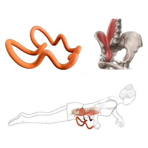 YONGSTYLE Deep Tissue Massager Psoas Release Tool Myofascial Trigger Point Release Shoulder