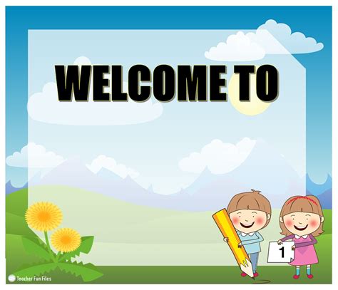 Teacher Fun Files Classroom Welcome Banners
