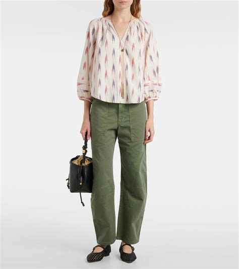 Velvet Skye Cotton Blouse Velvet