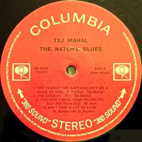 Taj Mahal The Natch L Blues Nonstop Records