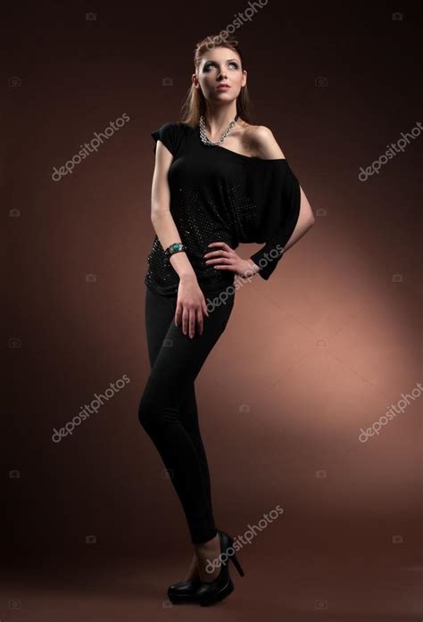 Girl Model Posing Stock Photo Yablonski