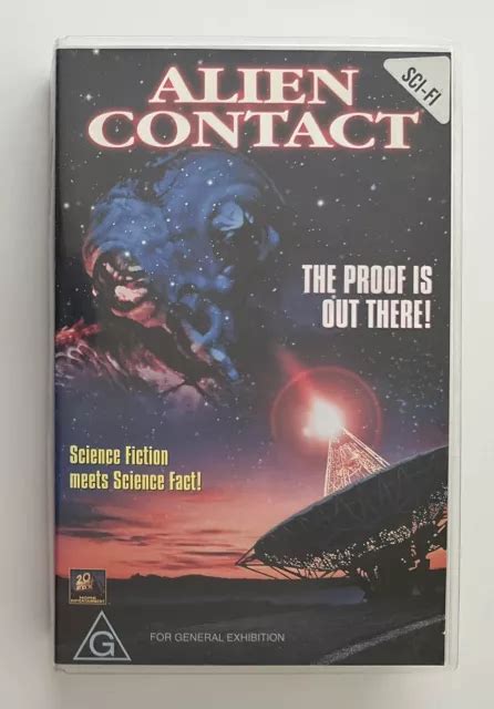 Alien Contact Vhs 20th Century Fox Big Box Ex Rental Video Tape Sci