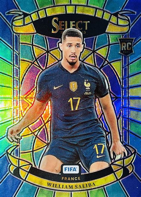 William Saliba 2022 Select Fifa 11 Stained Glass Ssp Price Guide