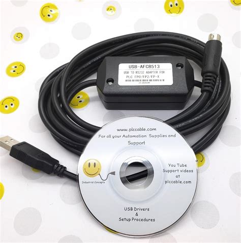 Plc Programming Cable Usb Afc8513 For Naispanasonicmatsushita