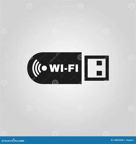 The Wifi Adapter Icon Transfer And Connection Data Symbol UI Web
