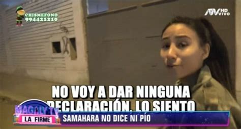 Melissa Klug Su Hija Samahara Lobatón Fue Interceptada Por Reportero Y
