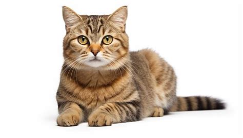 Premium Photo Exotic Cat With A Happy Face Elevation Shot