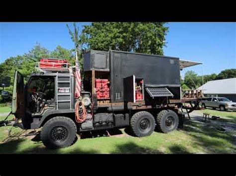 Interior Walk Through Of My 5 Ton 6x6 Military Truck Conversion Youtube