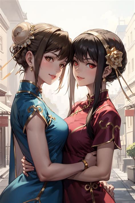 Chun Li And Yor Forger Pokemon Dibujo Amiga E