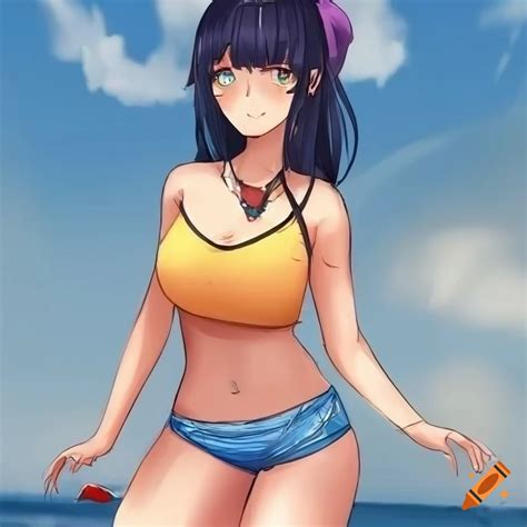 Oc Character In Summer Outfit